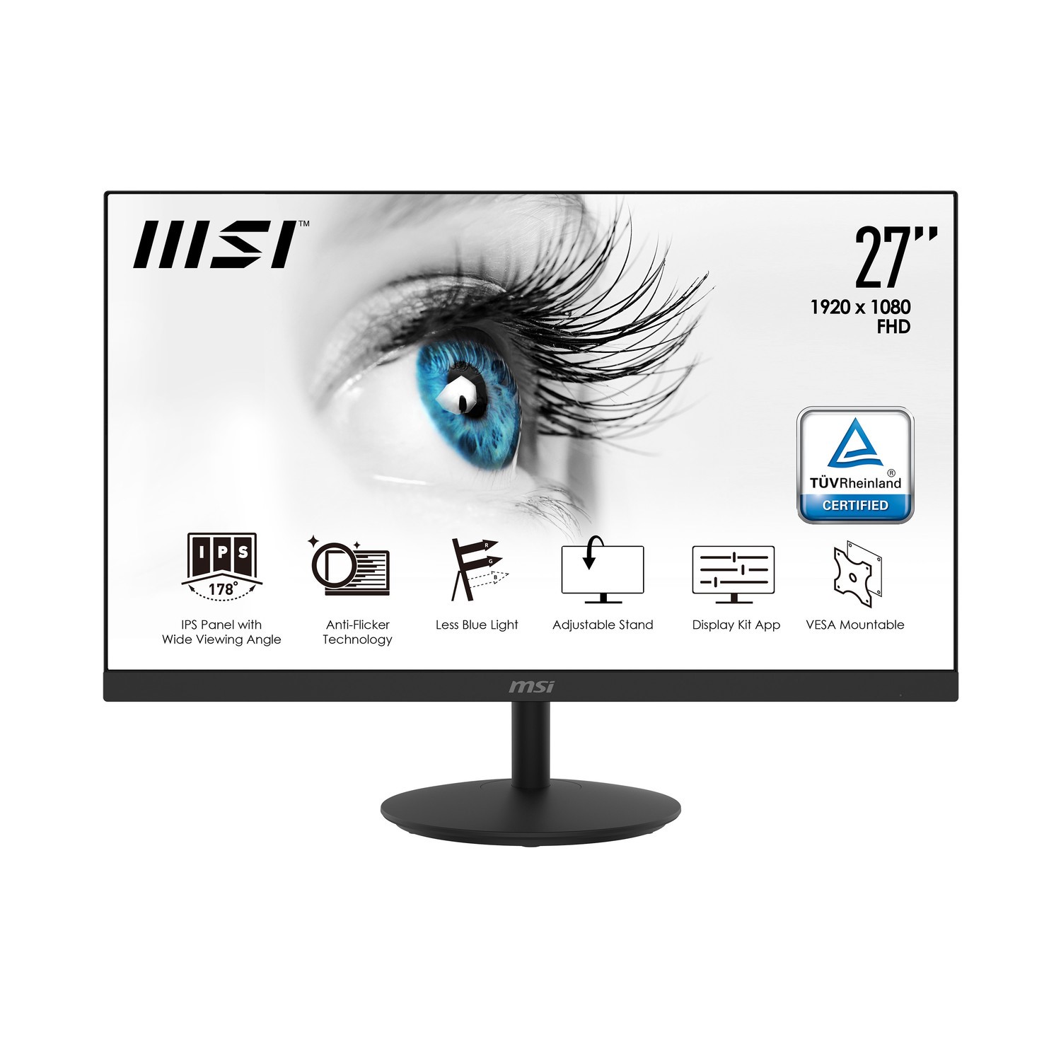 MSI PRO MP271 27" FHD IPS Monitor - Laptops Direct